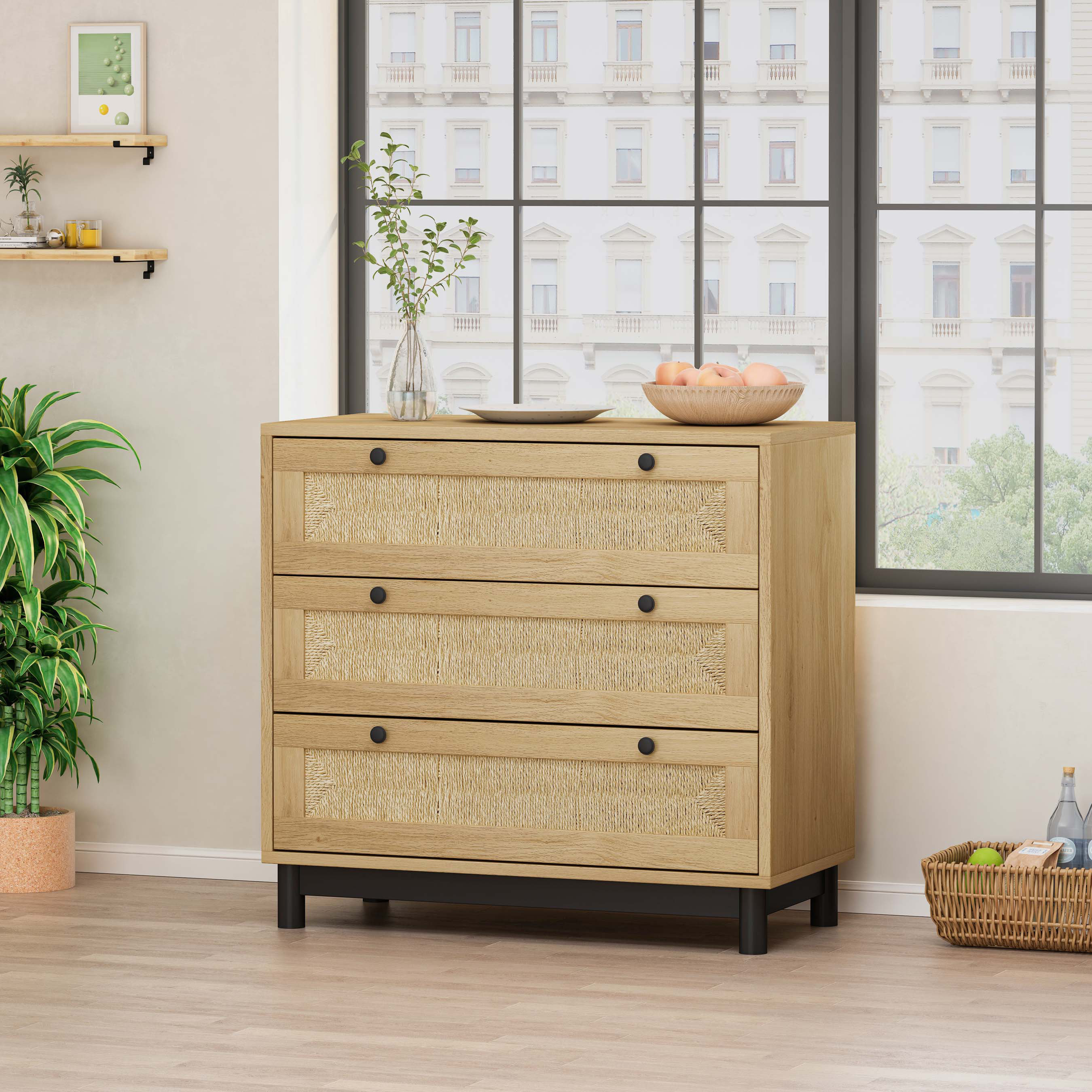 Rosecliff Heights Darreon 30.31"3-Drawers Storage Cabinet,Chest,Sideboard | Wayfair